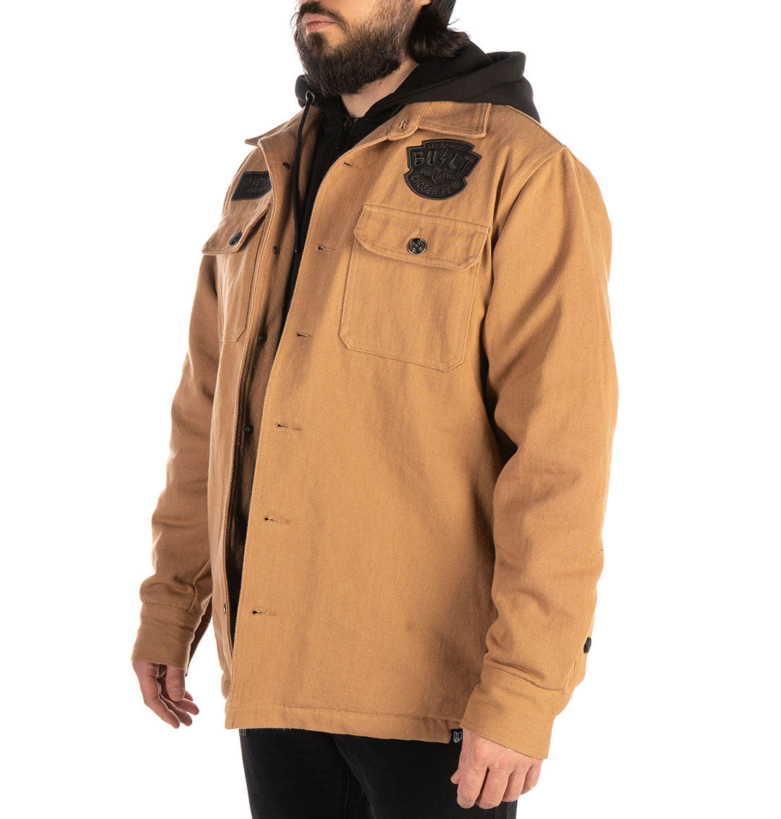 BUILT 2 LAST - HOODED CANVAS SHACKET – HR Distribution
