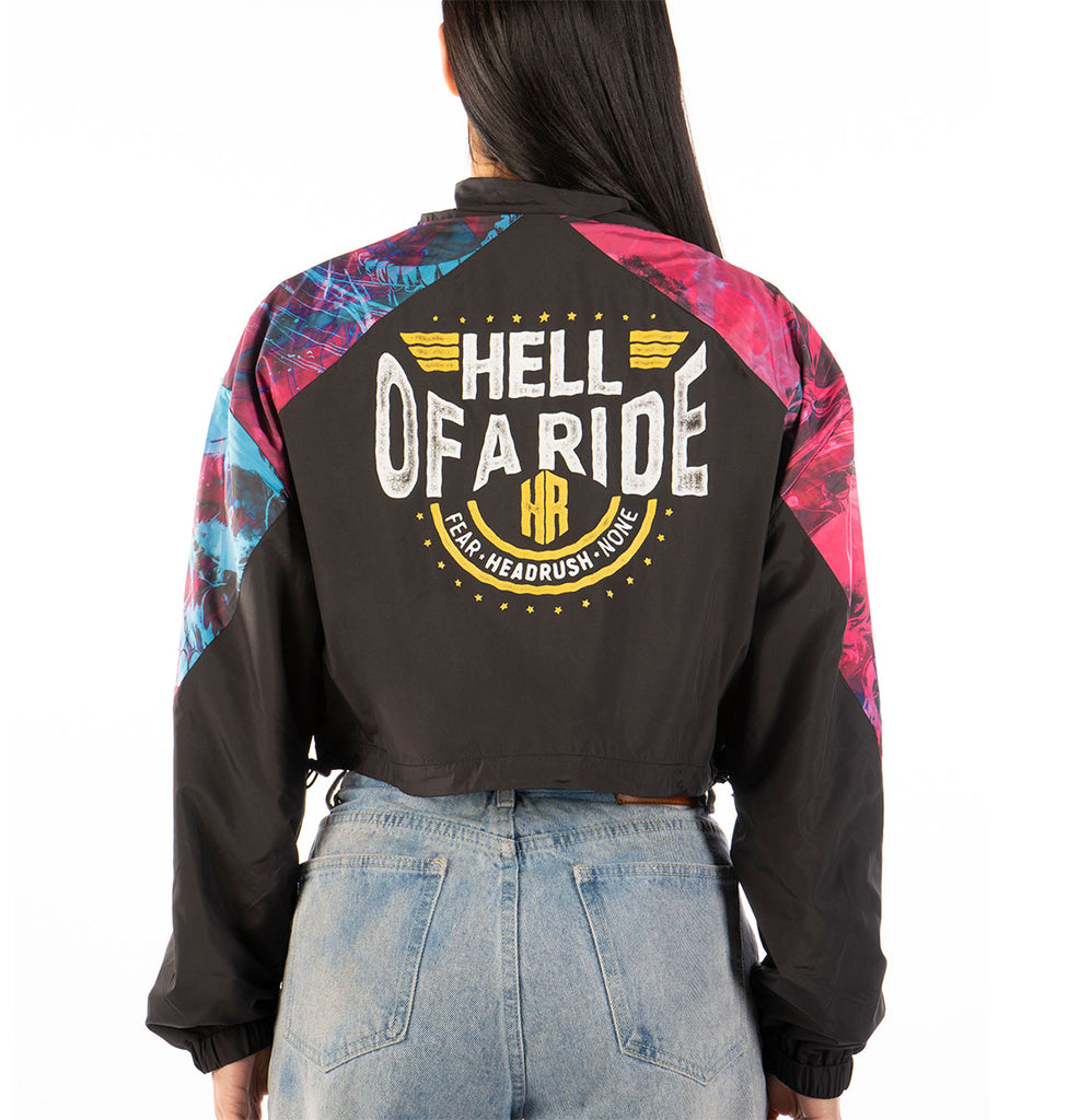TORNADO SKULL - WOMENS WINDBREAKER JACKET – HR Distribution